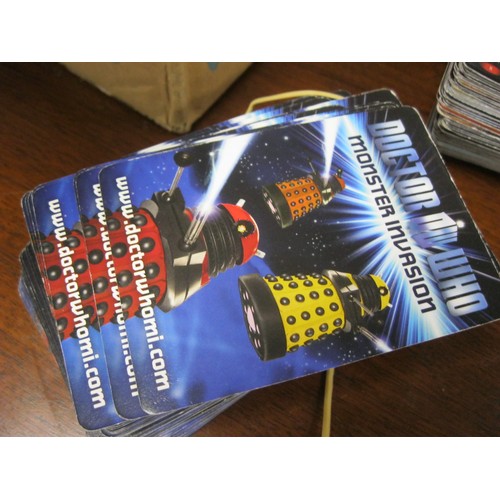Box of Doctor Who Trading Cards - various sets including Battles in ...