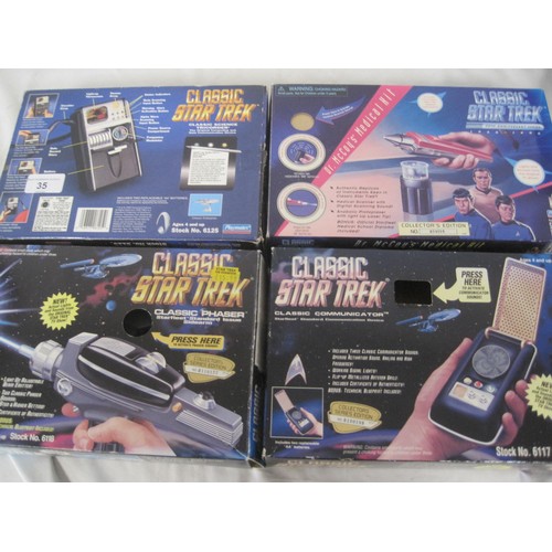 Star Trek Classic science instruments ,Tricorder ,Phaser, Communicator etc.