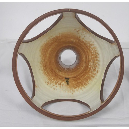 Poole Pottery, Guy Sydenham Kiln Lamp base with many mini examples of ...