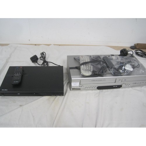 FUNAI Combination Video/DVD Player with Remote Control & Scart Lead ...