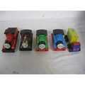 Four Thomas push along toys with sound Thomas ,number 5 James ,Number 6 ...