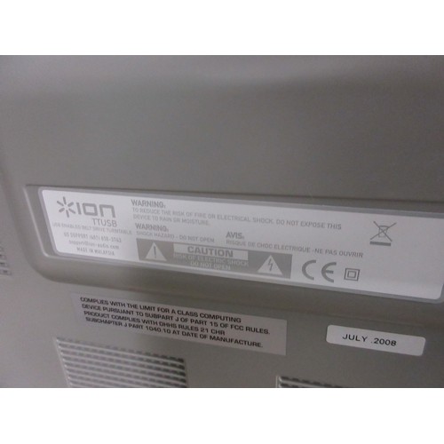 An Ion USB turntable