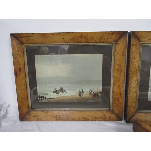 Four 19th century lithographs of continental scenes, each titled to the ...