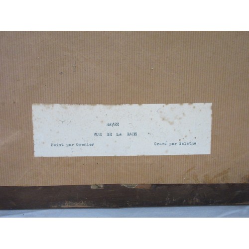 Four 19th century lithographs of continental scenes, each titled to the ...