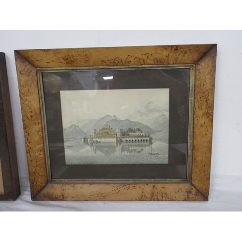 Four 19th century lithographs of continental scenes, each titled to the ...