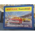 A Box lot of Matchbox superfast cars in the original carry box .All ...