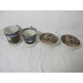 An Oaks Colliery disaster of 1866 commemorative pottery mug, together ...