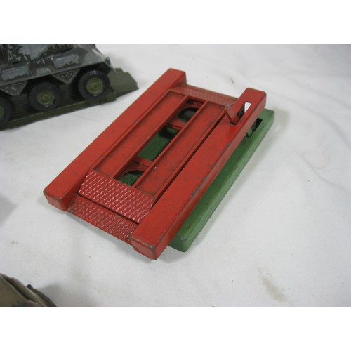 A selection of Early Corgi toys ,two garage ramps ,Low loader and an ...