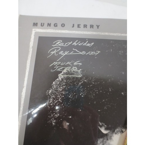 Vinyl LPs - autographed Mungo Jerry Six Aside, (signed Mungo Jerry and ...