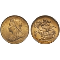 MS63 | Victoria 1901-M gold Sovereign, Melbourne mint