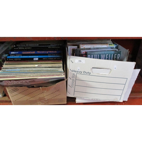 A large and varied accumulation of vinyl long playing records