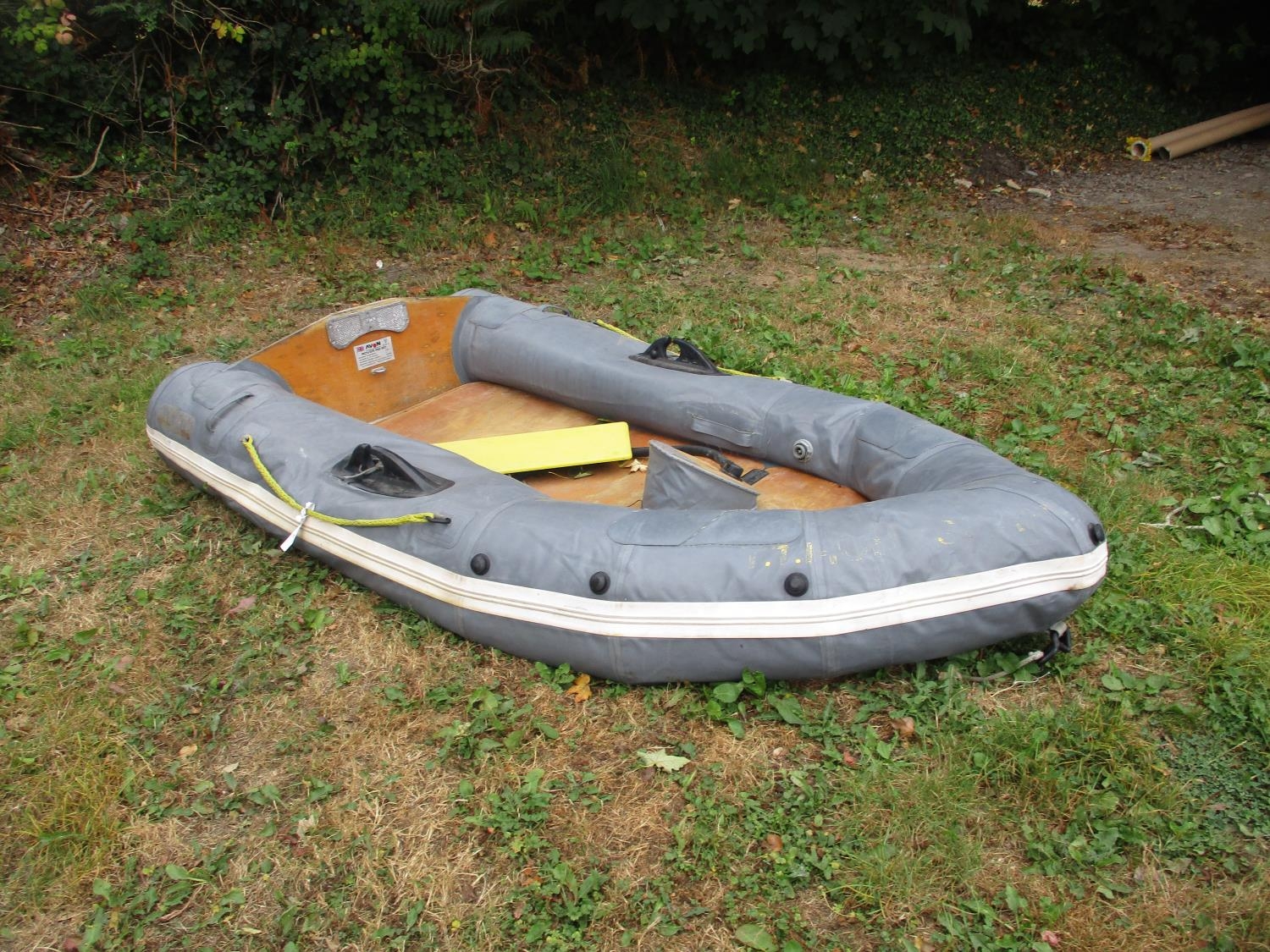 An Avon Rover R2-80 inflatable dinghy