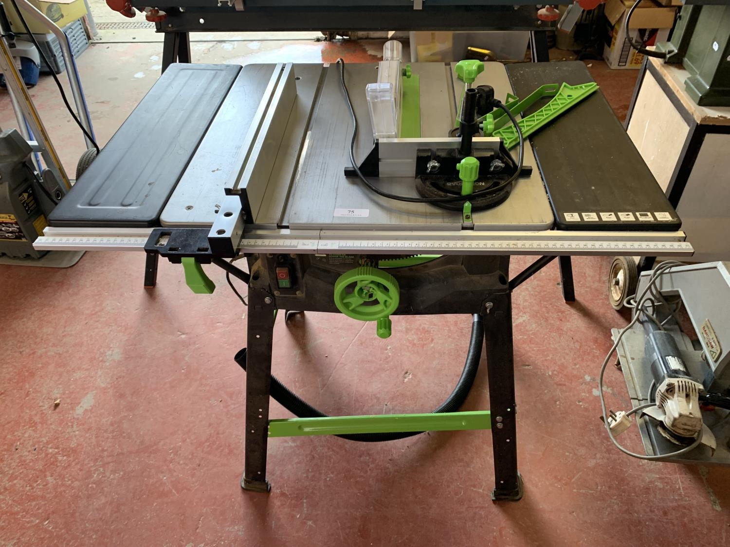An Evolution Fury 5-S table saw