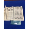 A vintage French Capital Bond certificate