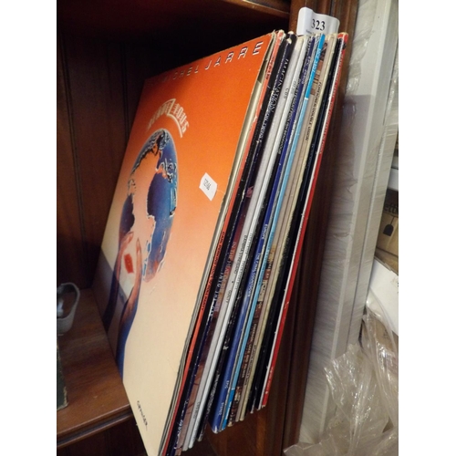 A selection of long playing records