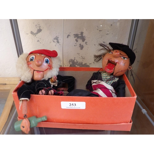 A pair of vintage Pelham puppets
