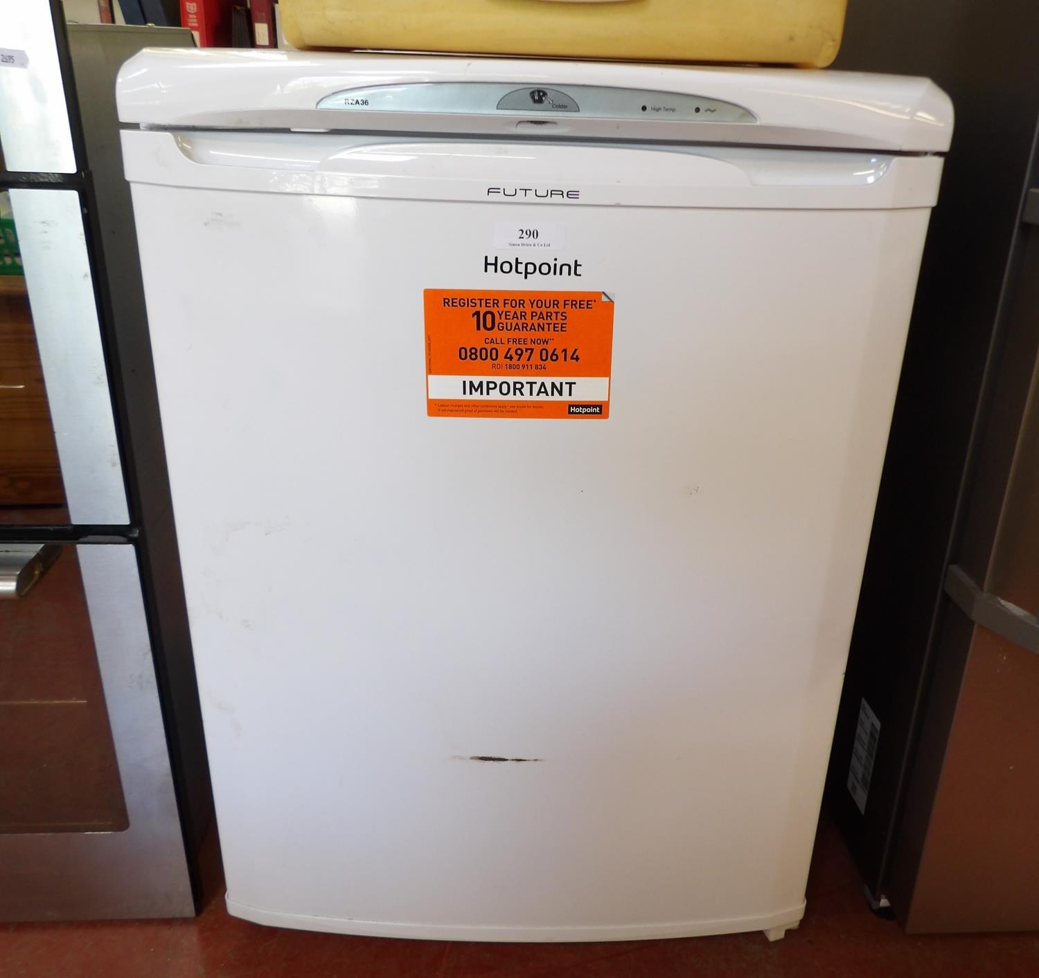 A Hotpoint Future vertical freezer