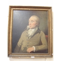 A vintage portrait of Robert Craig 1795 of Overnewton, oil on canvas