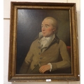 A vintage portrait of Robert Craig 1795 of Overnewton, oil on canvas