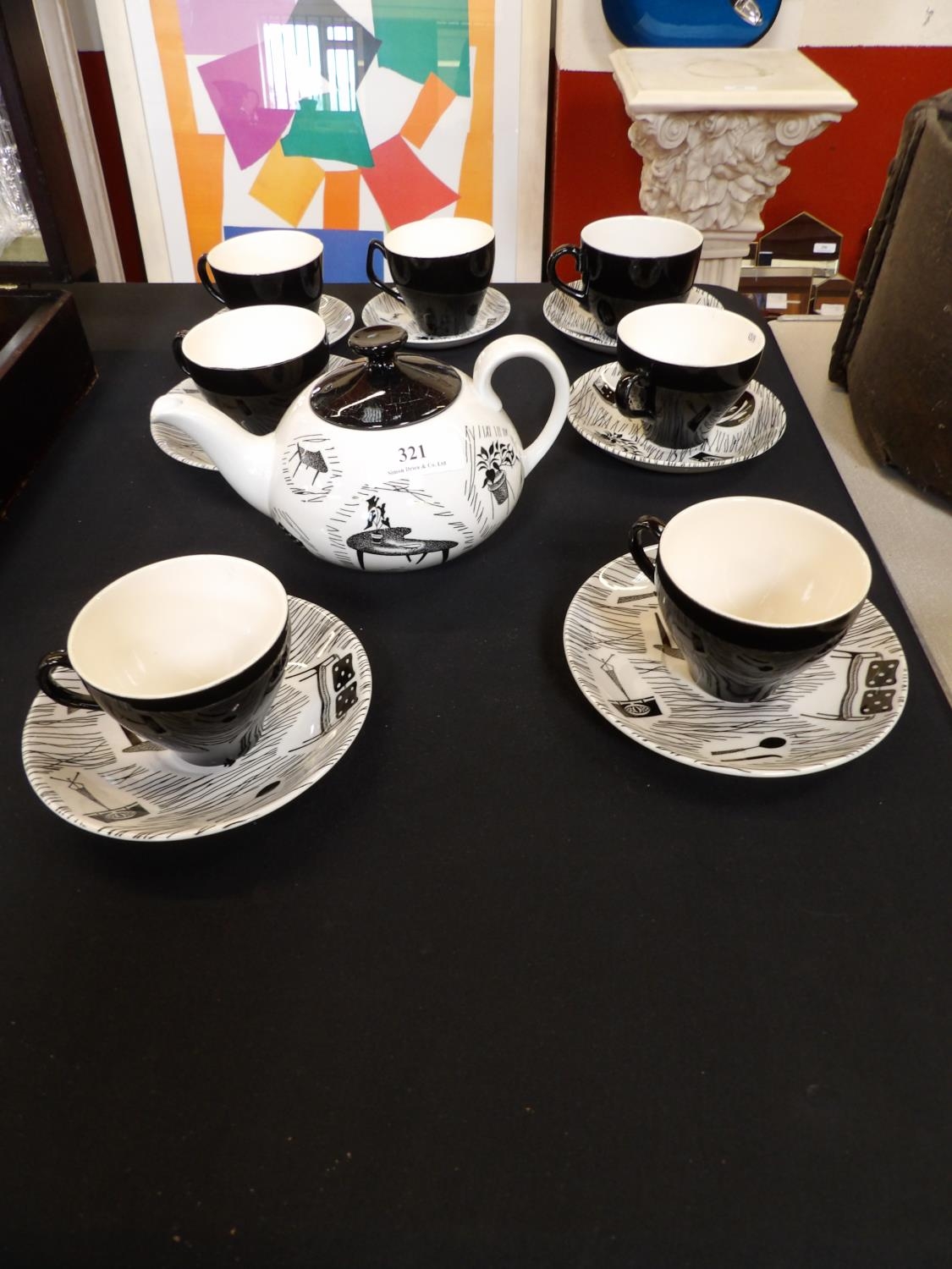 A range of mid century Ridgeway Homemaker china
