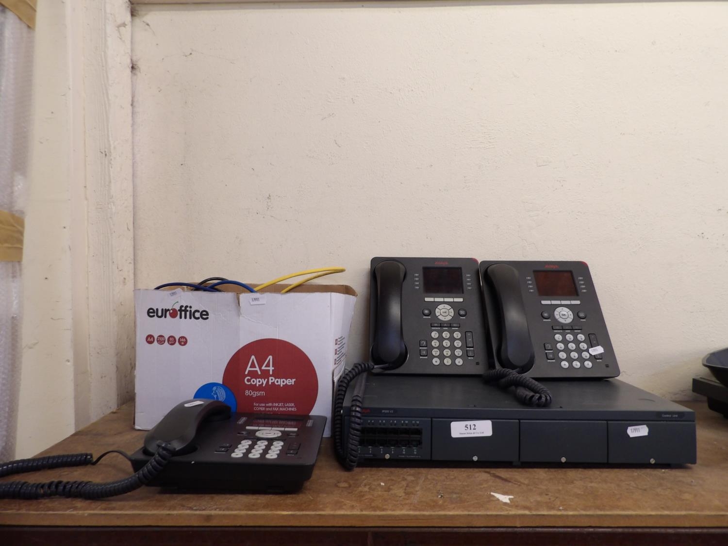 An Avaya telephone system