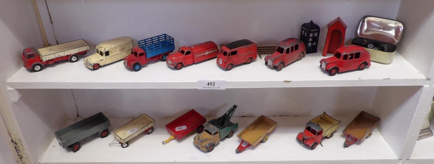 A selection of mid century diecast model commercial vehicles ...