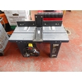 A MacAllister RT200 router table fitted a MacAllister router