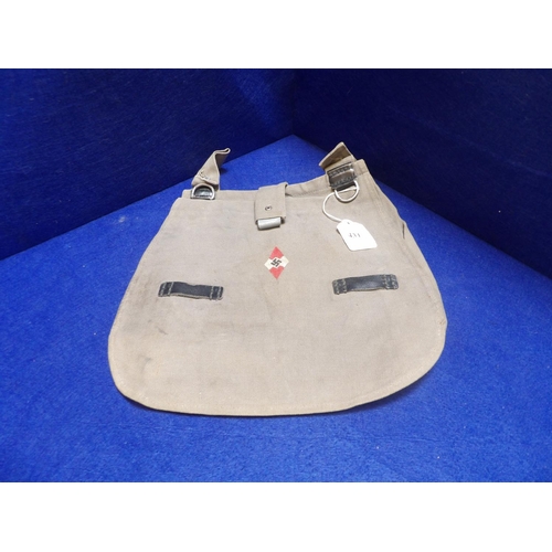 A World War II German Hitler Youth bag