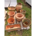 A selection of terracotta ware