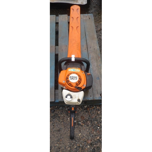 A Stihl HS81R hedge cutter