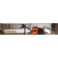 A Stihl ES40 electric garden blower