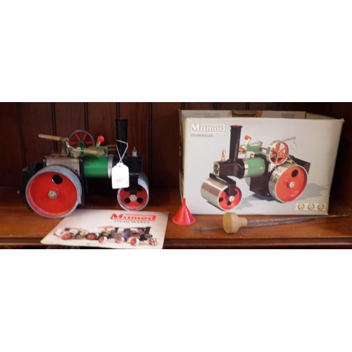 A mid century Mamod model steam roller