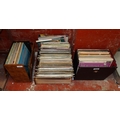 A large and varied assortment of vinyl long playing records