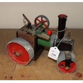 A vintage model steam engine