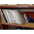A large and varied accumulation of long playing records together with a ...