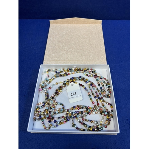 Three bead necklaces