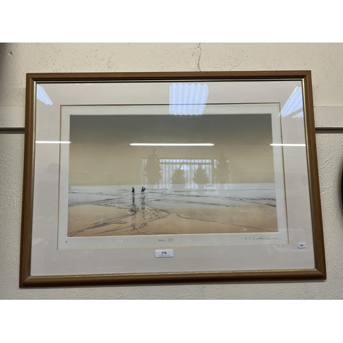 Michael Richecoeur - "Horses 1 (left)" a signed print