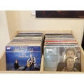 An accumulation of long playing records