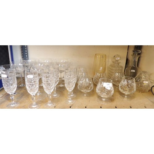 Assorted glass ware