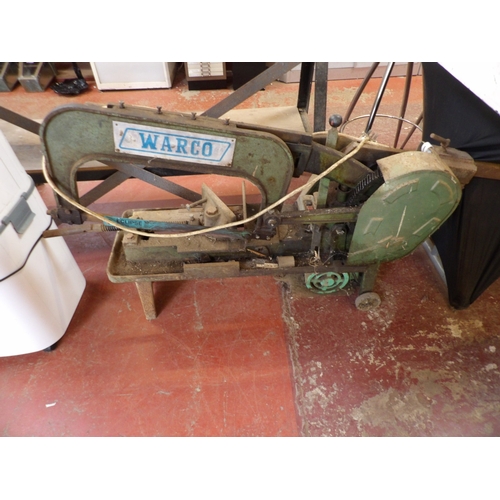 A Warco mechanical hack saw
