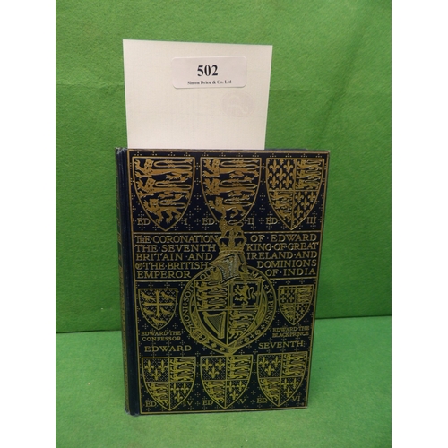 A 1902 First Edition The Coronation of Edward VII by John Bodley