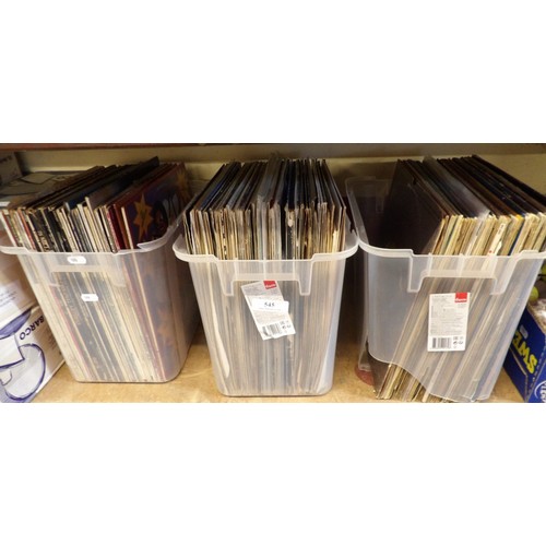 A large and varied accumulation of long playing records