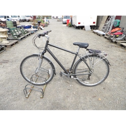 A Claud Butler Odyssey half suspension bicycle 20" frame