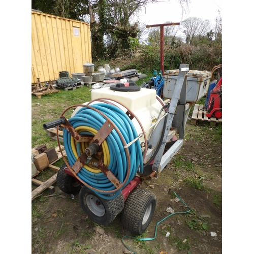A Team Sprayers 250L pedestrian operated motorised crop spraying rig ...