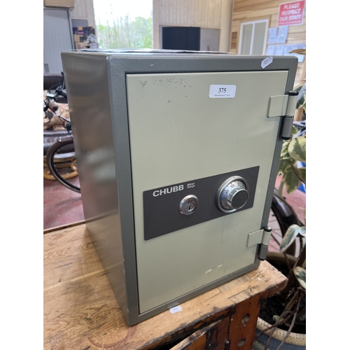 A Chubb Milner Range key and combination fire safe 48.5cm x 34.5cm
