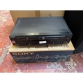A Sony compact disc mini disc desk - MXD-D4