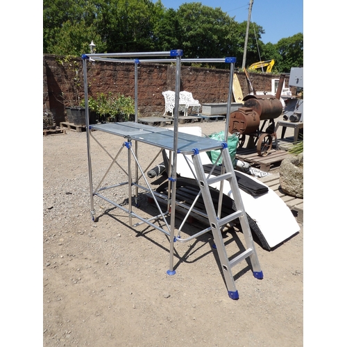 A Stiliac aluminium folding work platform