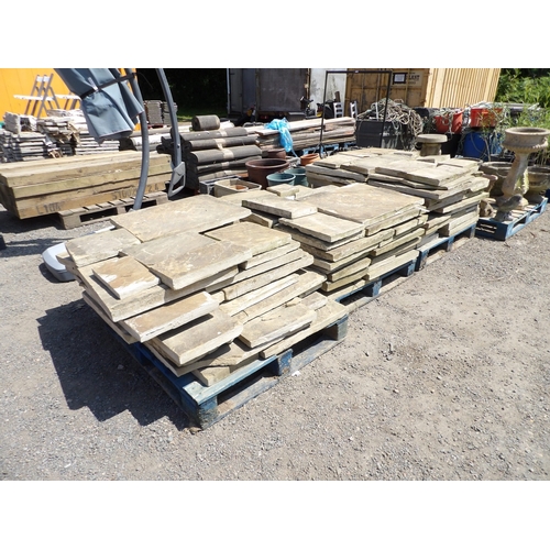 Three pallets of Natural Stone paving