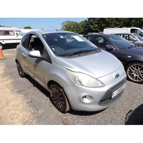 A 2009 Ford KA Zetec 1.2 three door hatchback J115187 (petrol/manual ...