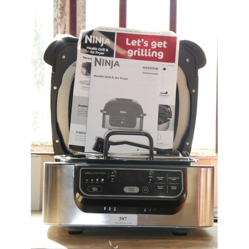 A Ninja health grill and air fryer